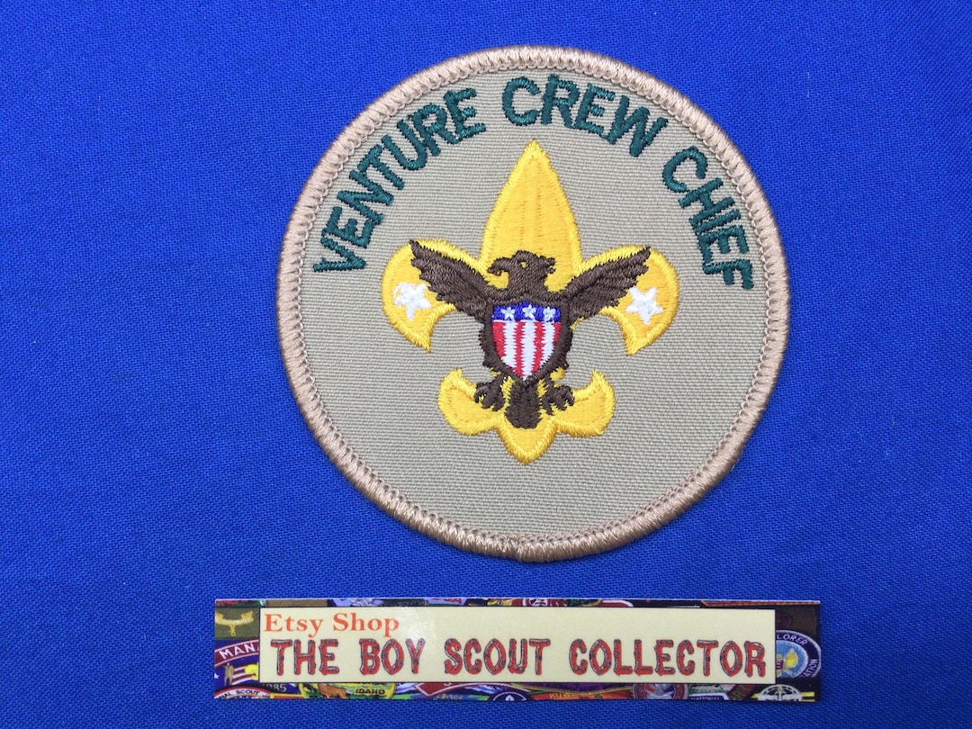 Boy Scout Venture Crew Chief Patch Cir: 1990's - Etsy