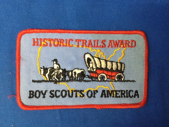 Boy Scout Historic Trails Award Patch Boy Scouts Of A… - Gem