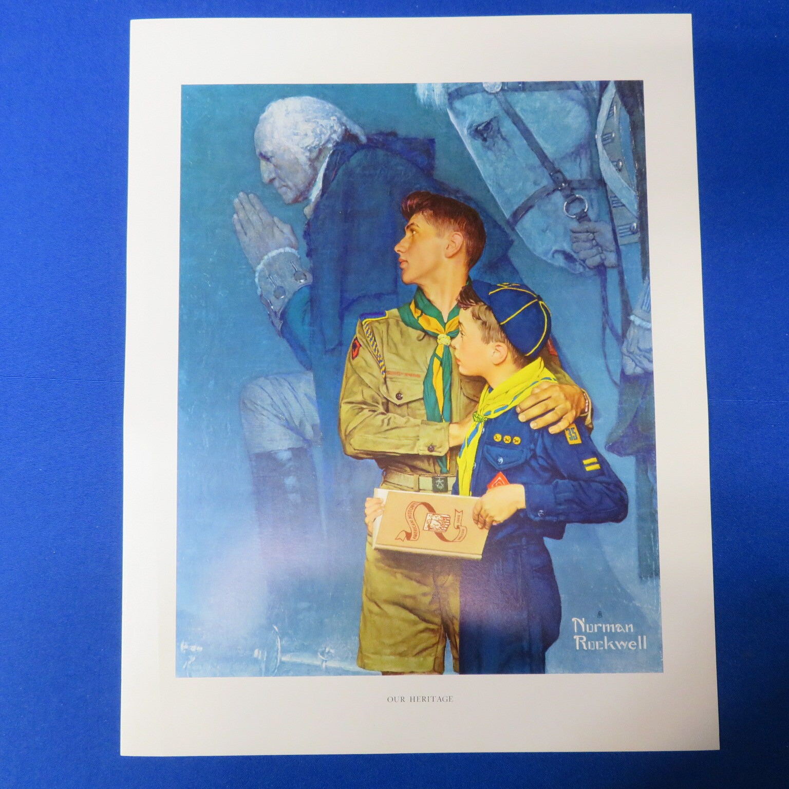 Norman Rockwell Boy Scout Print Our Heritage 11"x14" - Etsy