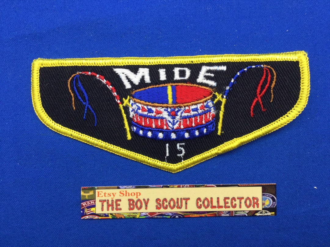 Boy Scout OA Mide Lodge 15 Order of the Arrow Pocket Flap Patch - Etsy