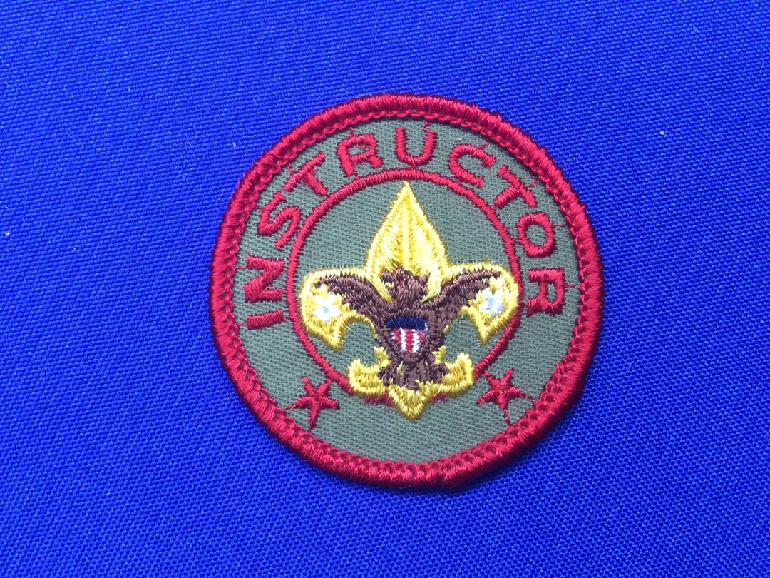 Boy Scout Instructor Patch From 1970's - Etsy