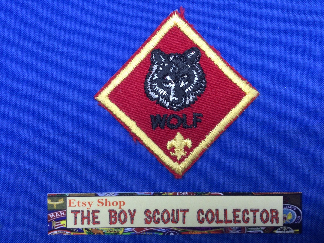 Cub Scout Wolf Rank Badge Patch Cir: 1980's - Etsy