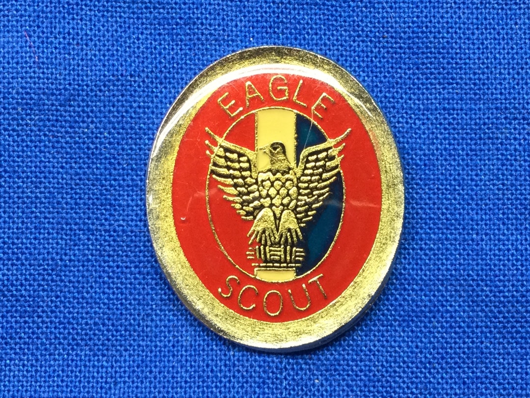 Boy Scout Rank Pin Eagle Scout Cir 1970's-1980's - Etsy