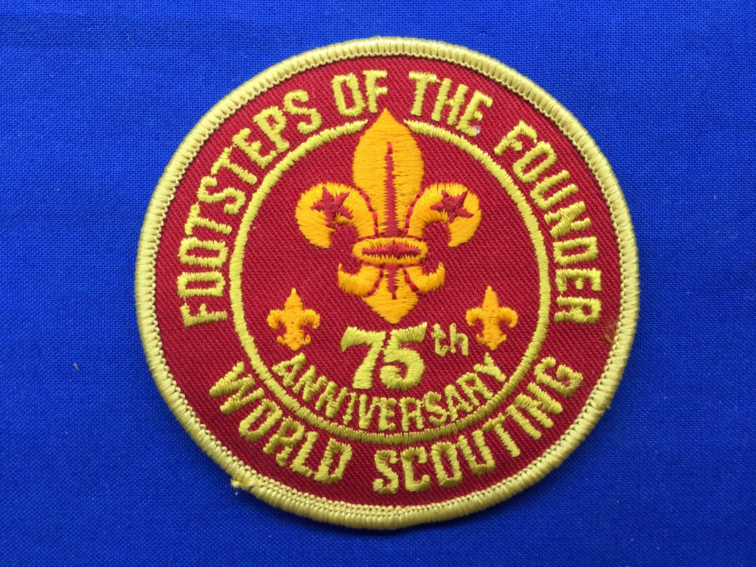 Boy Scout World Scouting 75th Anniversary Footsteps of the Founder ...