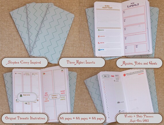 Stephen Covey Inspired Seven Habits 2018 Daily Planner Three | Etsy