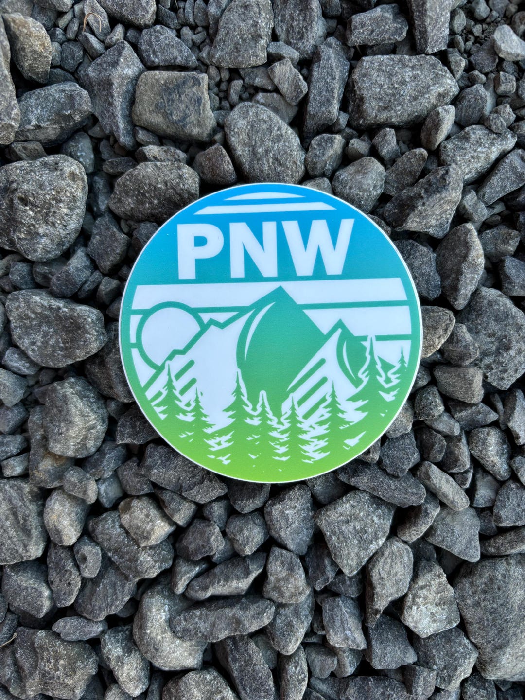 3" Color Fade Pacific Northwest "pnw" Sticker - Etsy
