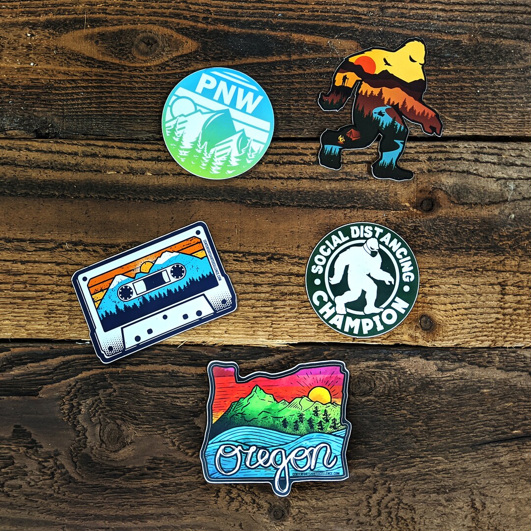 PNW Sticker Pack - Etsy