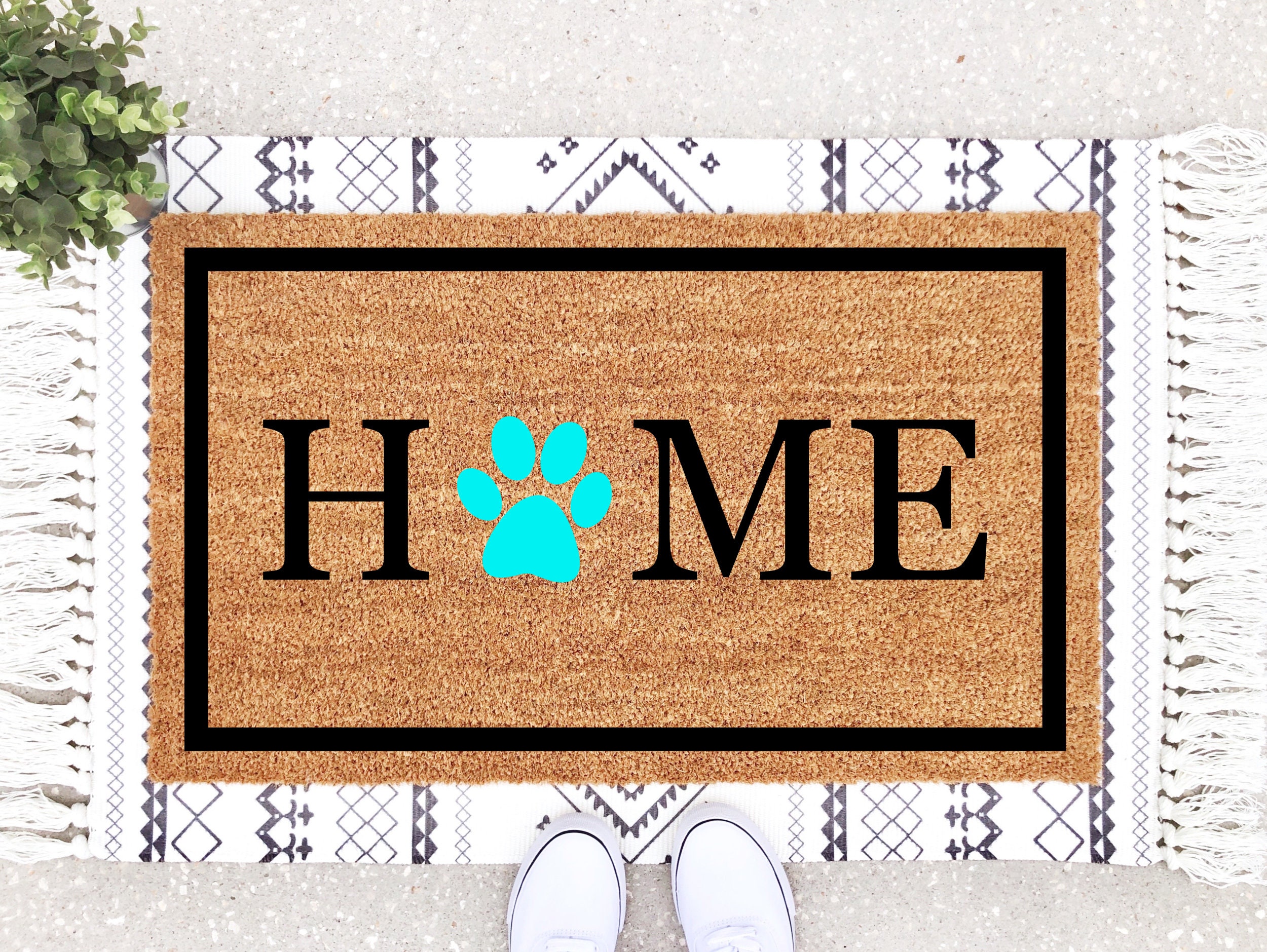 Rugs Home Paw Welcome Doormat Home & Living etna.com.pe