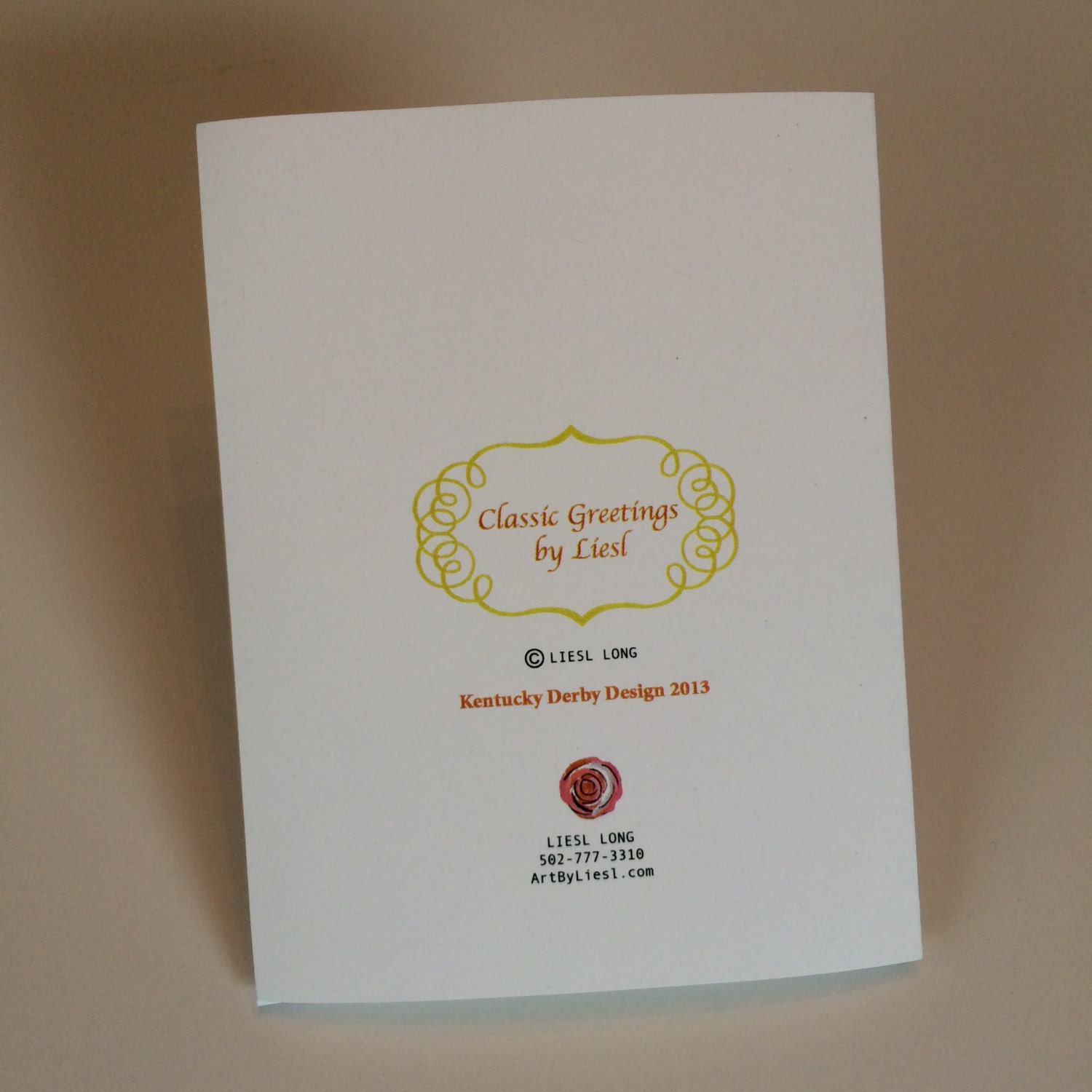 2013 Kentucky Derby Design Greeting Card - Etsy