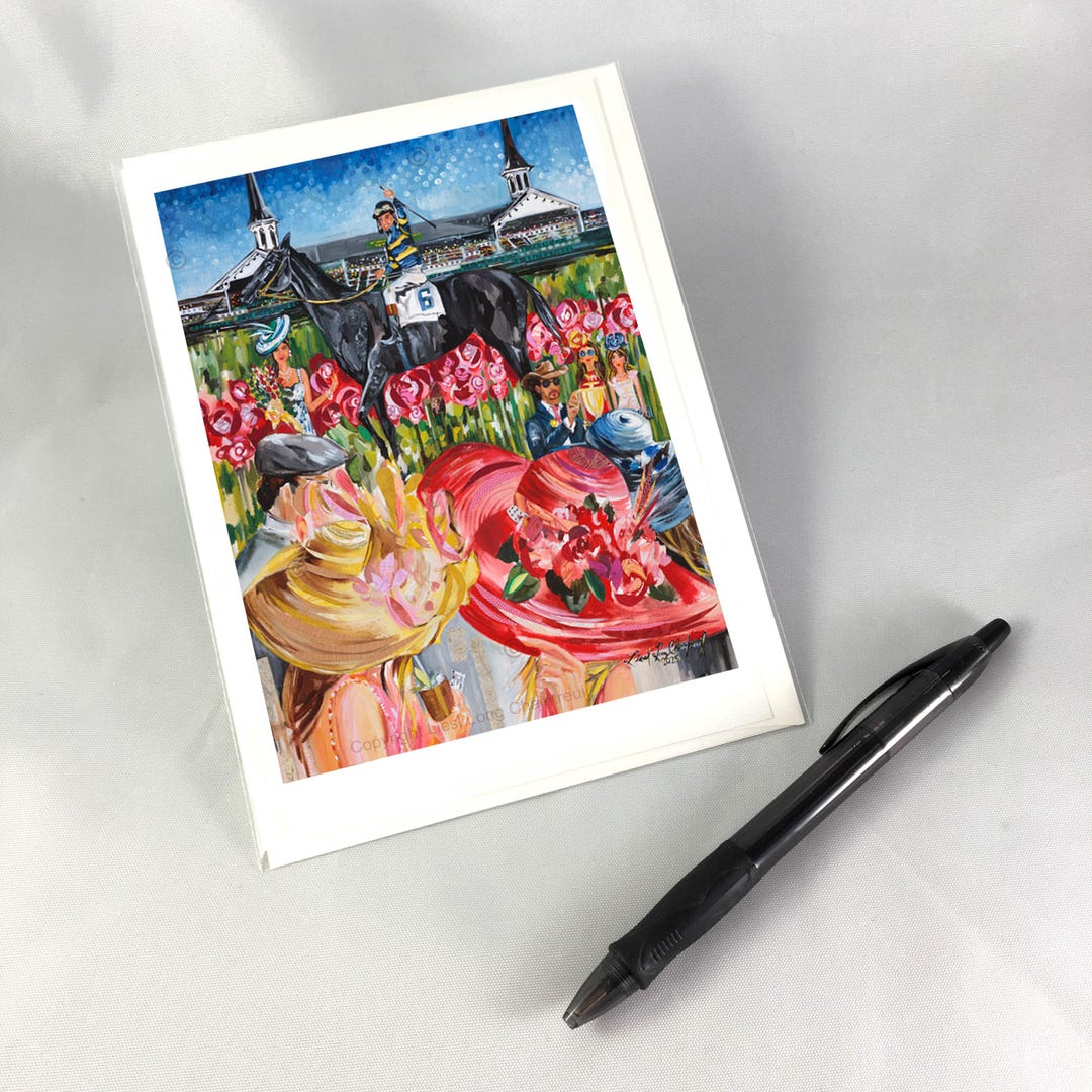 2025 KY Derby Design Greeting Card - Etsy