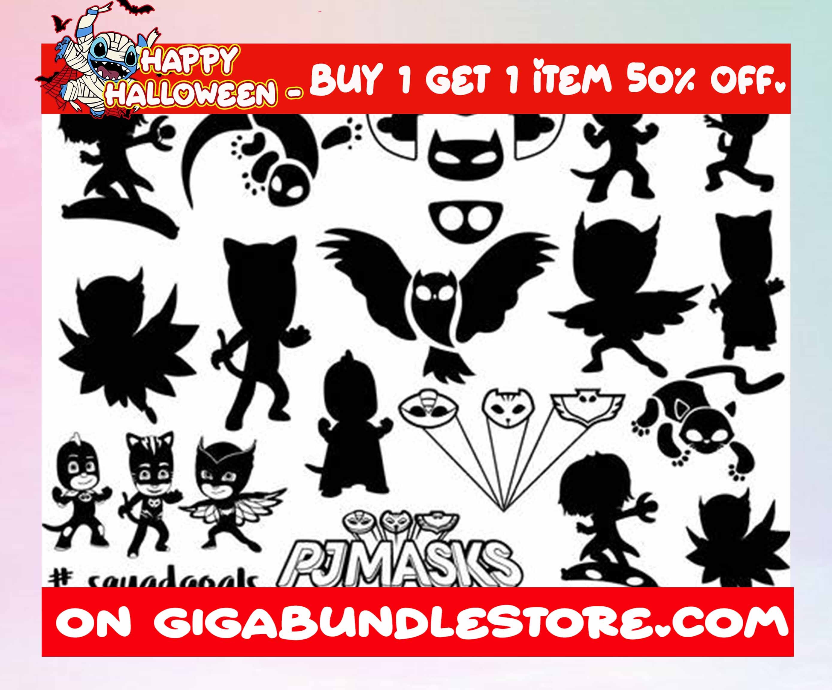 PJ Masks svg, pj masks svg file, pj masks svg cricut, pj masks svg ...