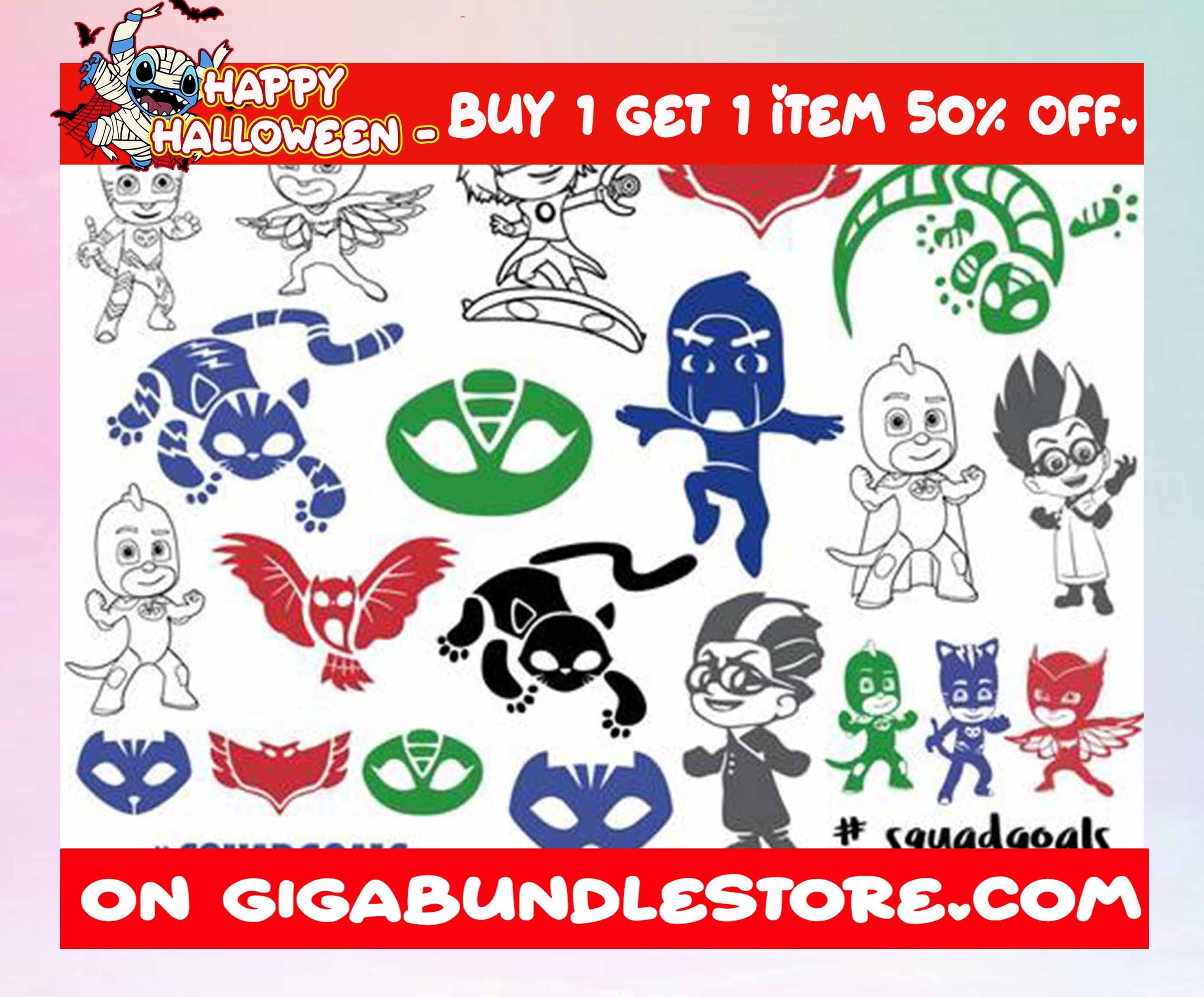 PJ Masks svg, pj masks svg file, pj masks svg cricut, pj masks svg ...