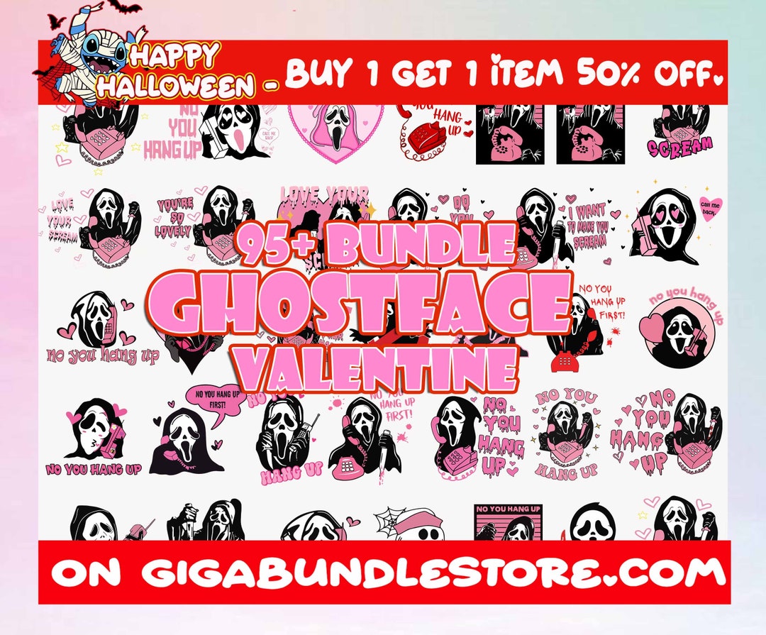 Scream SVG Bundle, Ghost Face Svg, No You Hang up Svg, Scream Ghost ...