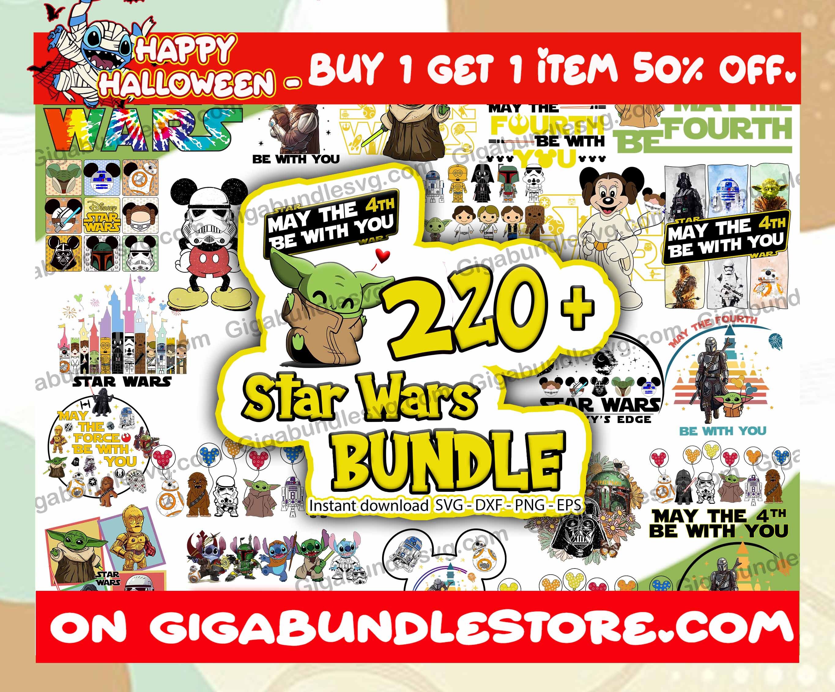 Star Wars Svg Bundle, Starwars Svg Bundle, Star Wars Cut Files, Yoda ...