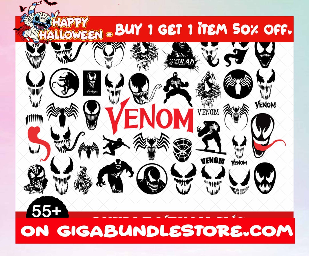 Venom SVG, Cut File Cricut, Svg Bundle, Venom Printable Vector Designs ...