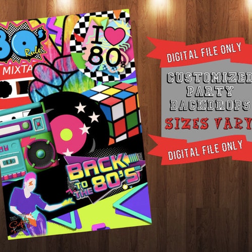 80s Confetti Glitter Confetti Party Decor 80's Party - Etsy