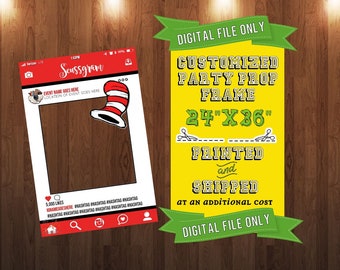 Dr seuss frame | Etsy