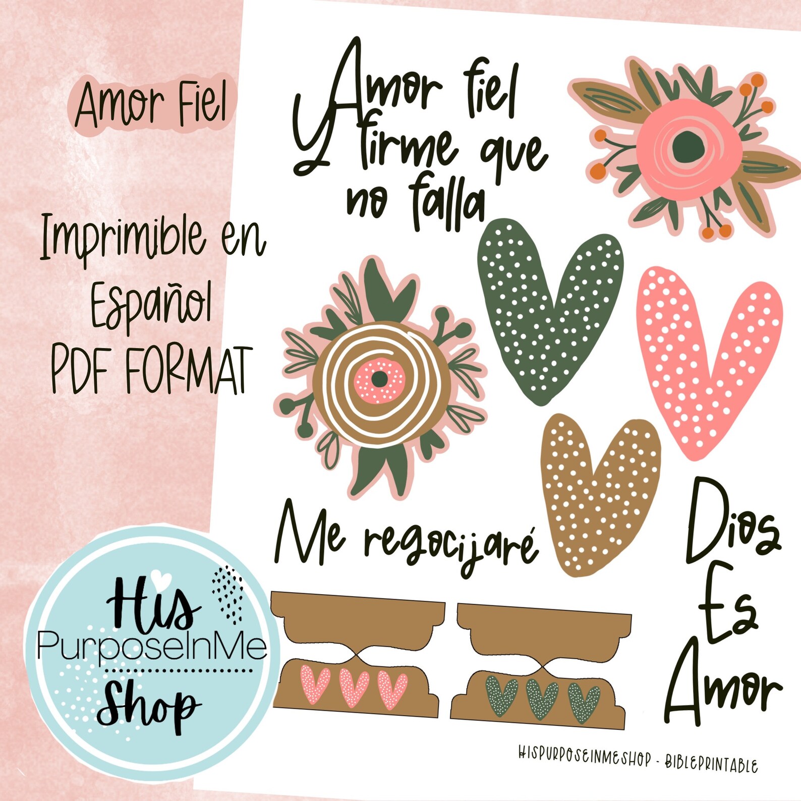 Amor Fiel Printable - Bible Journaling - Biblia Creativa - Biblia De ...