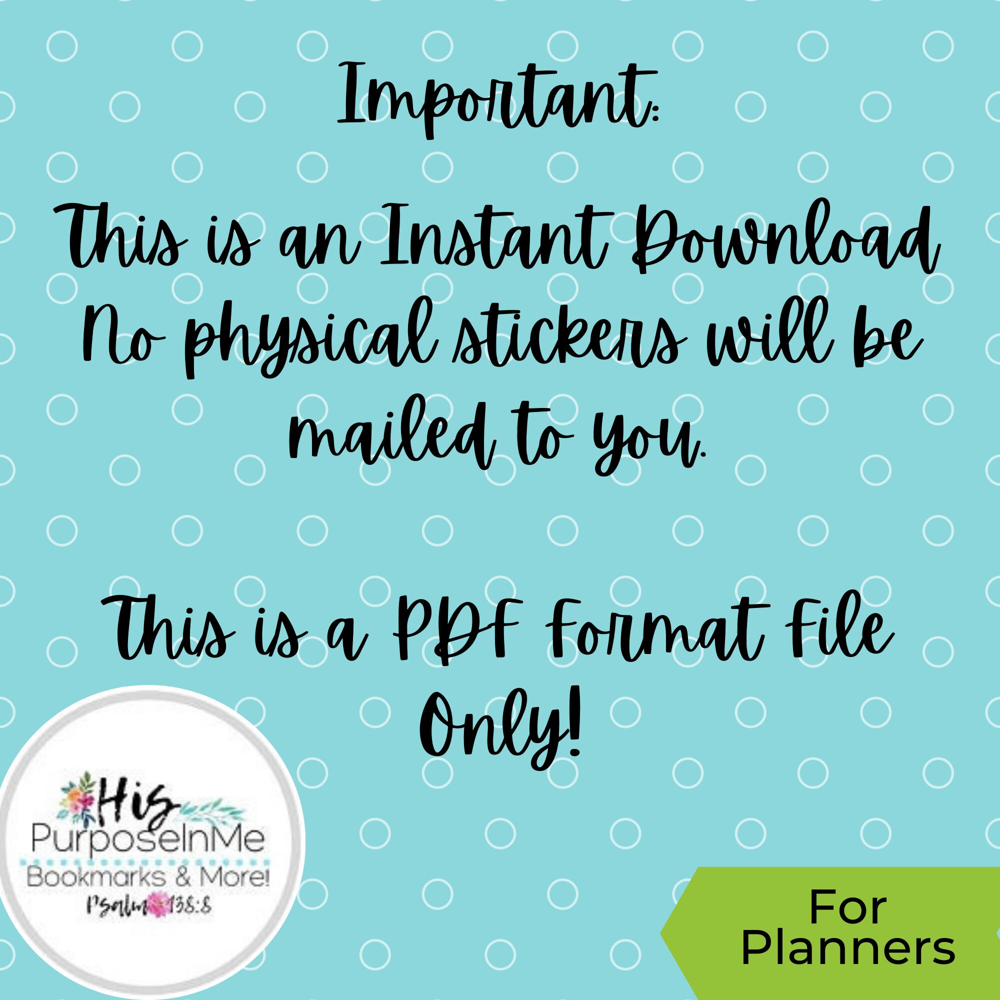 Printable Stickers - Planners - Planning - Happy Planner - PDF Format ...