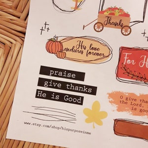 Fall Autumn Bible Journaling Printable Bible Study God - Etsy