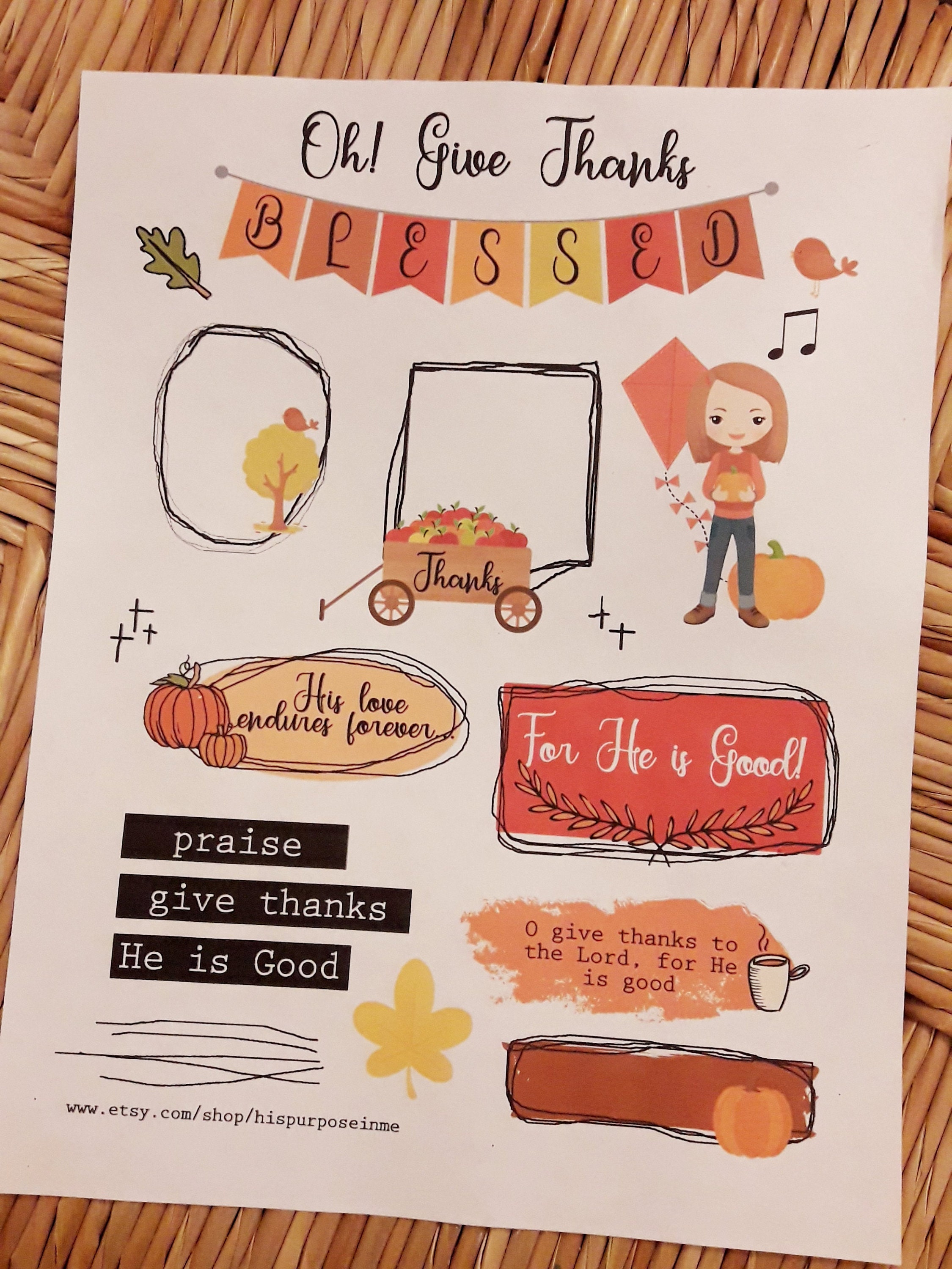 Fall Autumn Bible Journaling Printable Bible Study God - Etsy