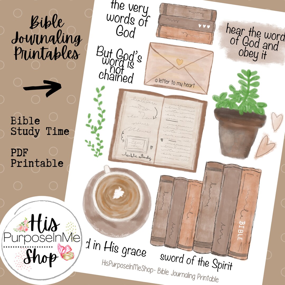 New! Bible Study Time Printable - Cricut - Faith - Print - Digital ...