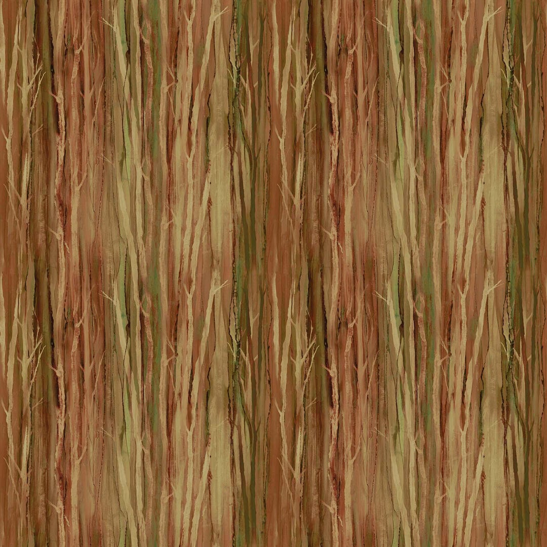 Cedarcrest Falls - Twig Texture (B26910-36) in Rust by Melanie Samra ...