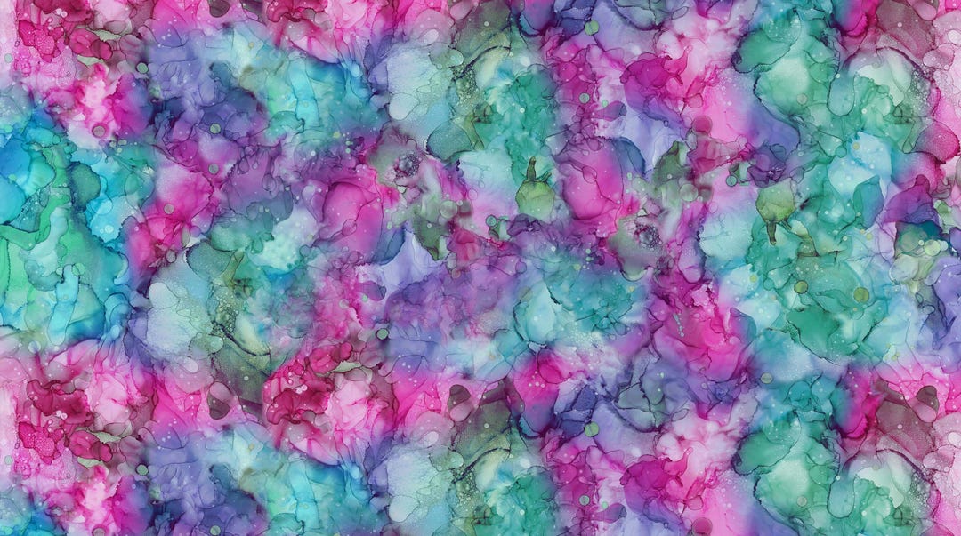 Fluidity (DP27234-84) in Flora for Northcott Fabrics HALF YARD - Etsy
