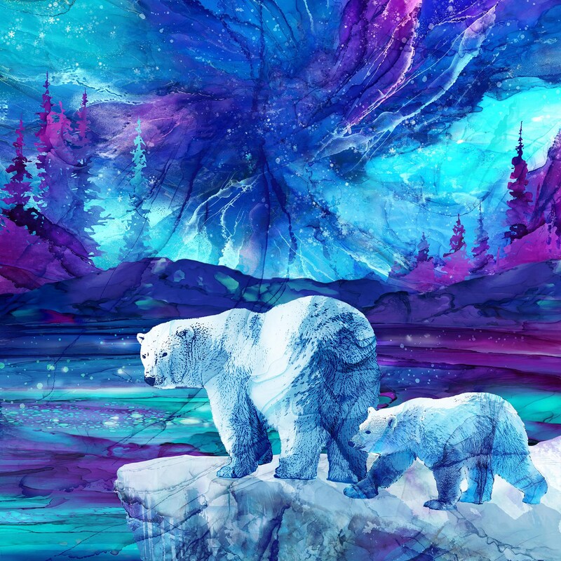 Quilt Panel Polar Bear - Etsy