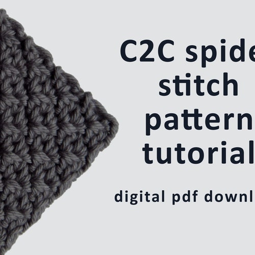Corner to Corner Shell Stitch Pattern - Etsy