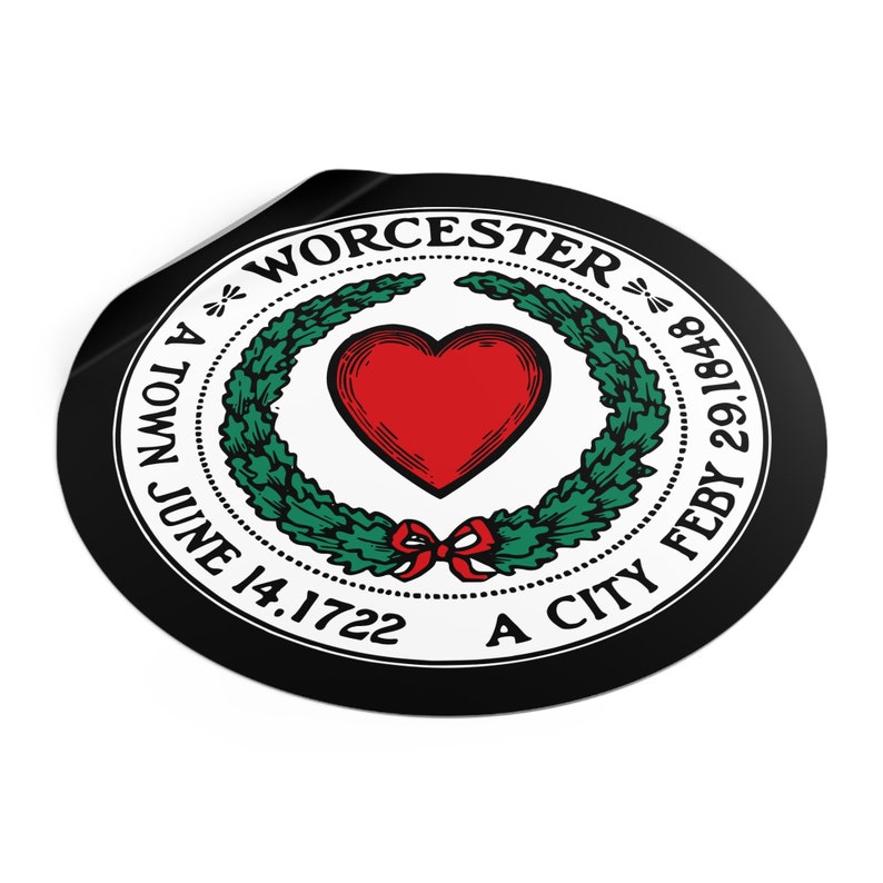 Worcester City Seal Vinyl Sticker - Emblem of Pride and History - Etsy