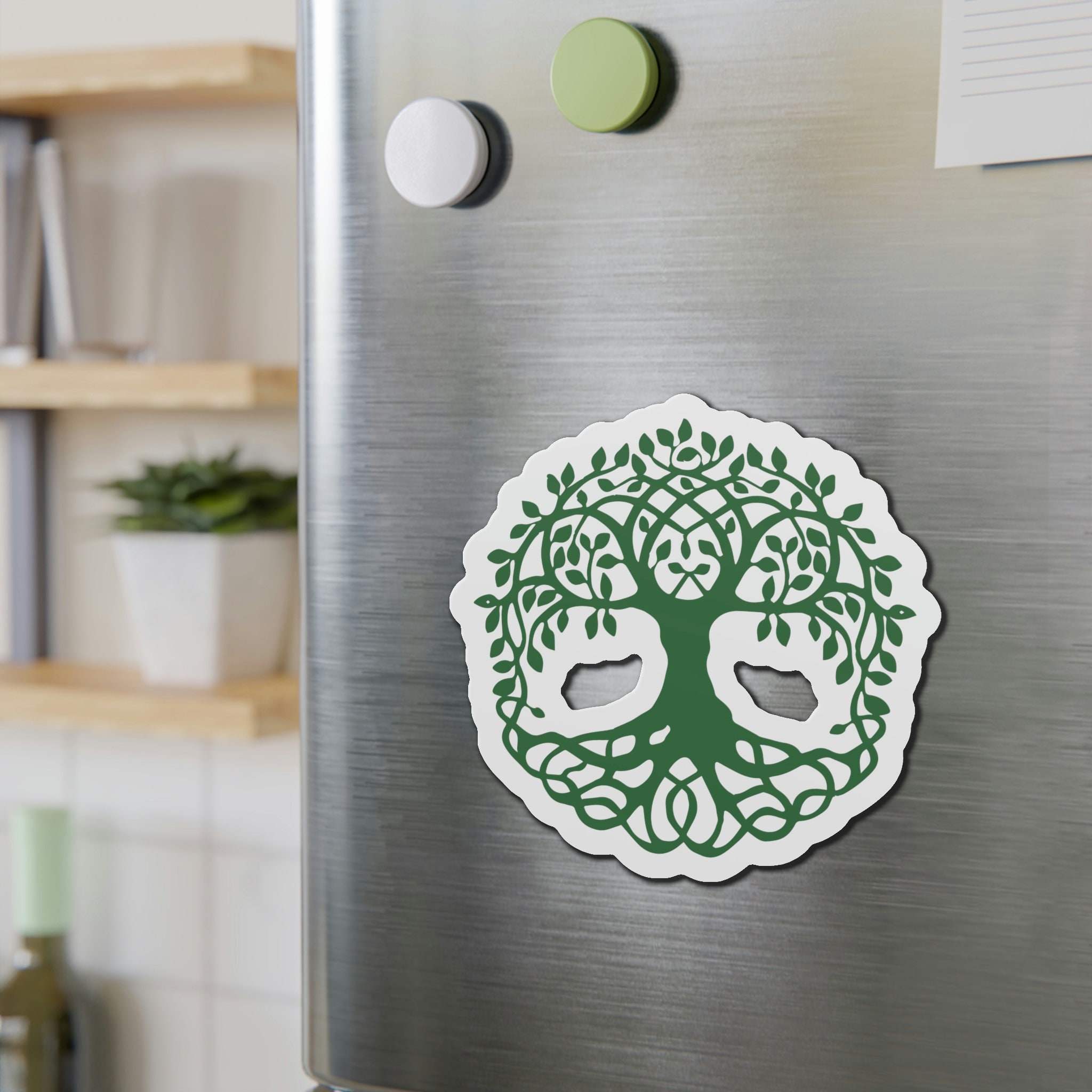 Celtic Green Tree of Life Magnets - Etsy