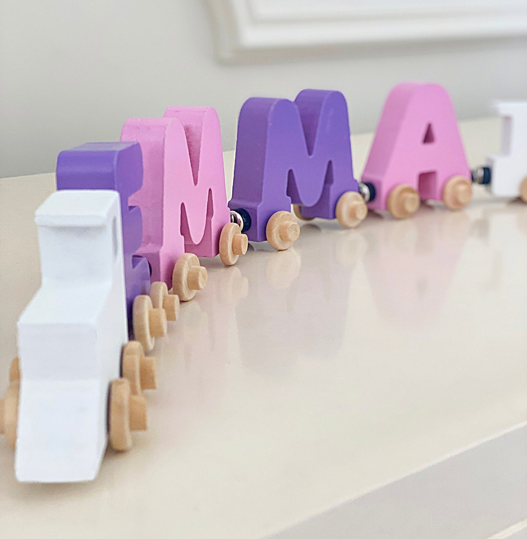 Build Your Own Train With Custom Colors of Pinks and Purples ...