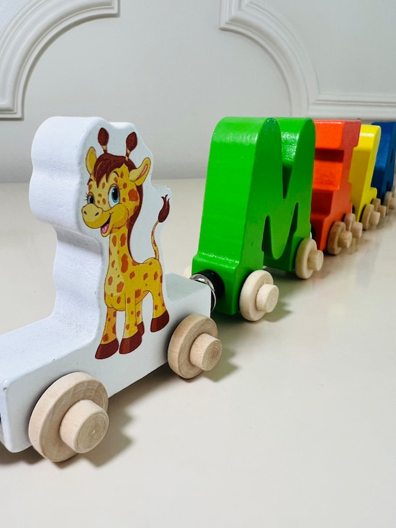 Build Your Own Train With a Giraffe Jungle Animal. - Etsy