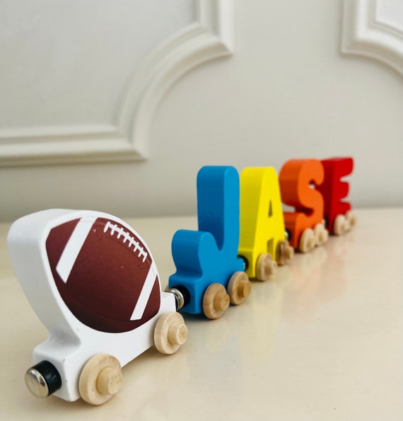 Build Your Own Train With a Football Sport Theme. Personalized - Etsy