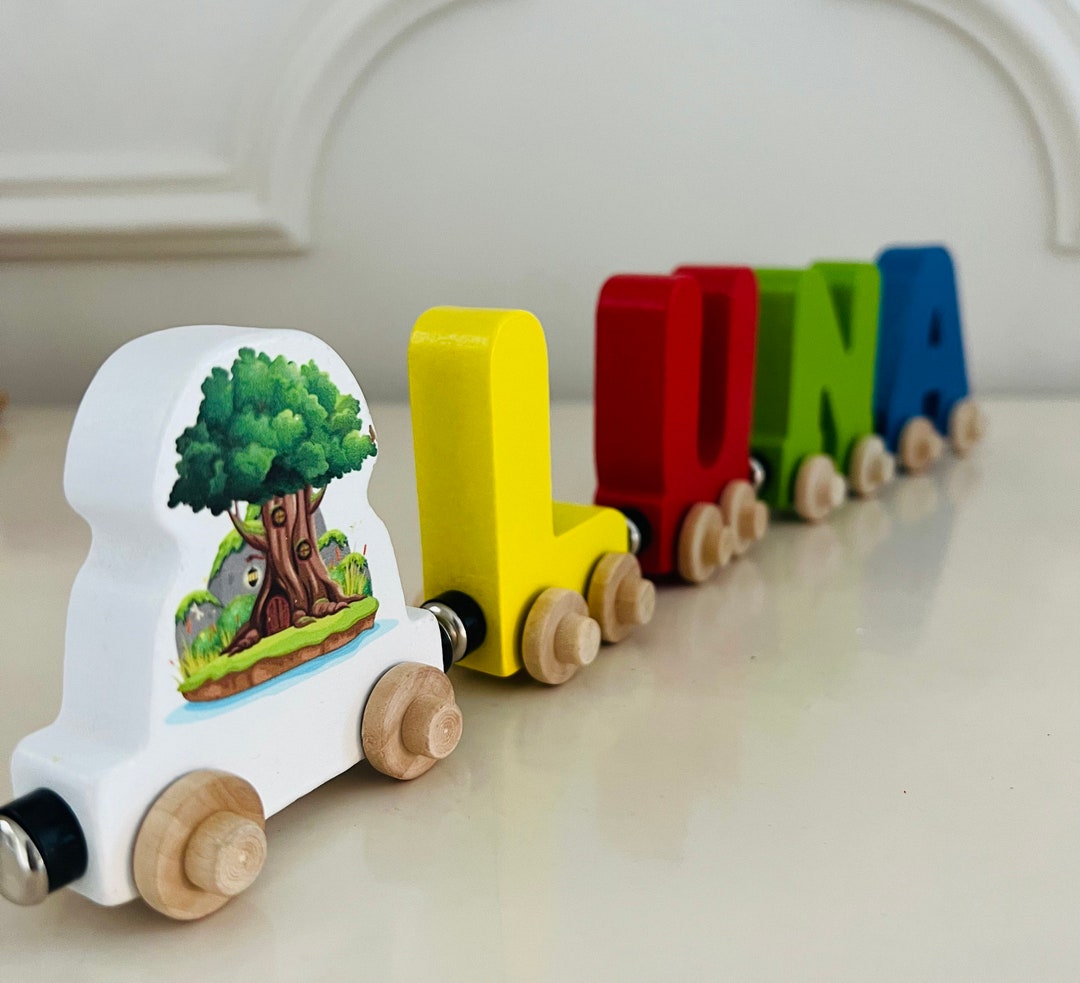 Build Your Own Train With a Storybook Tree. Personalized Wooden ...
