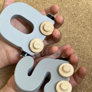 Build Your Own Train in Pastels. Personalized Wooden Magnetic Alphabet ...