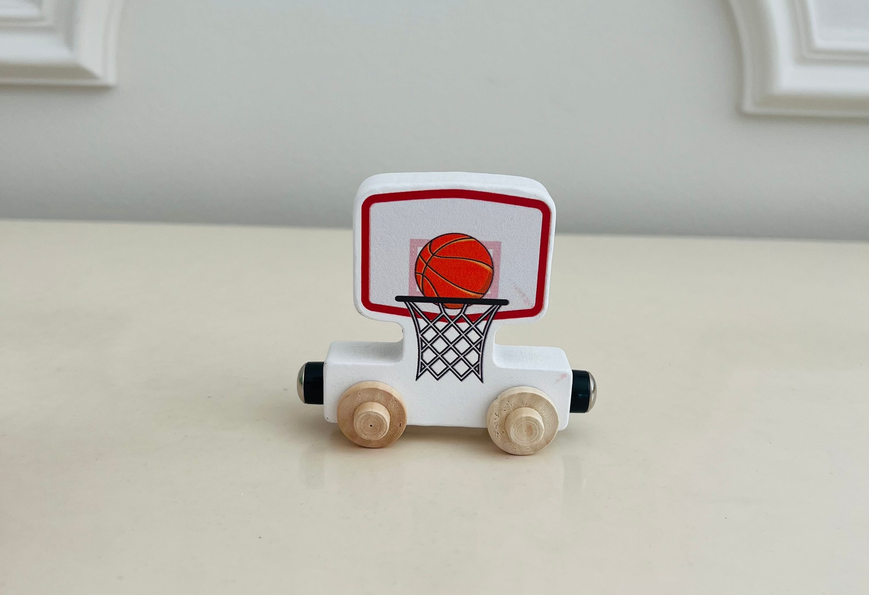 Build Your Own Train With a Basketball and Hoop. Personalized Wooden ...