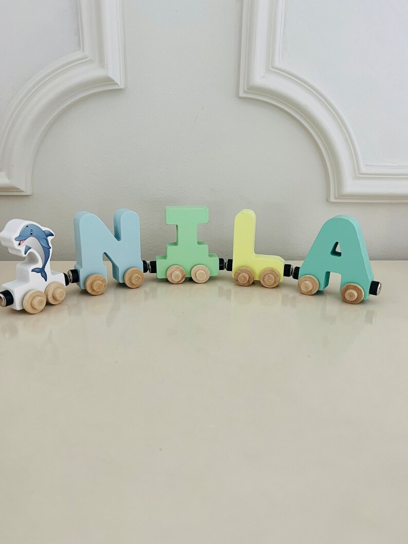Build Your Own Train With a Dolphin Ocean Theme. Personalized - Etsy