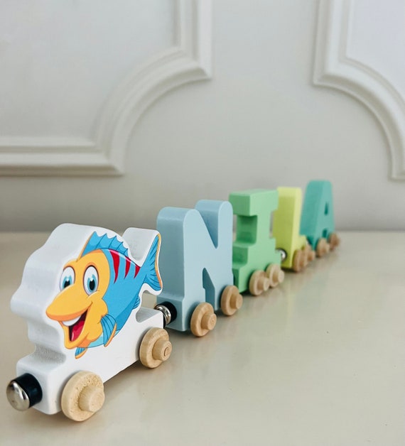 Build Your Own Train With a Rainbow Fish Ocean Theme. - Etsy