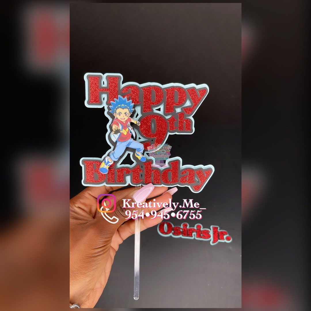 Beyblade Cake Topper - Etsy