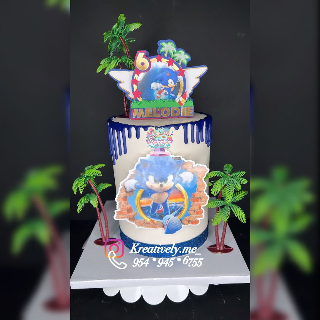 Sonic Light up Topper - Etsy