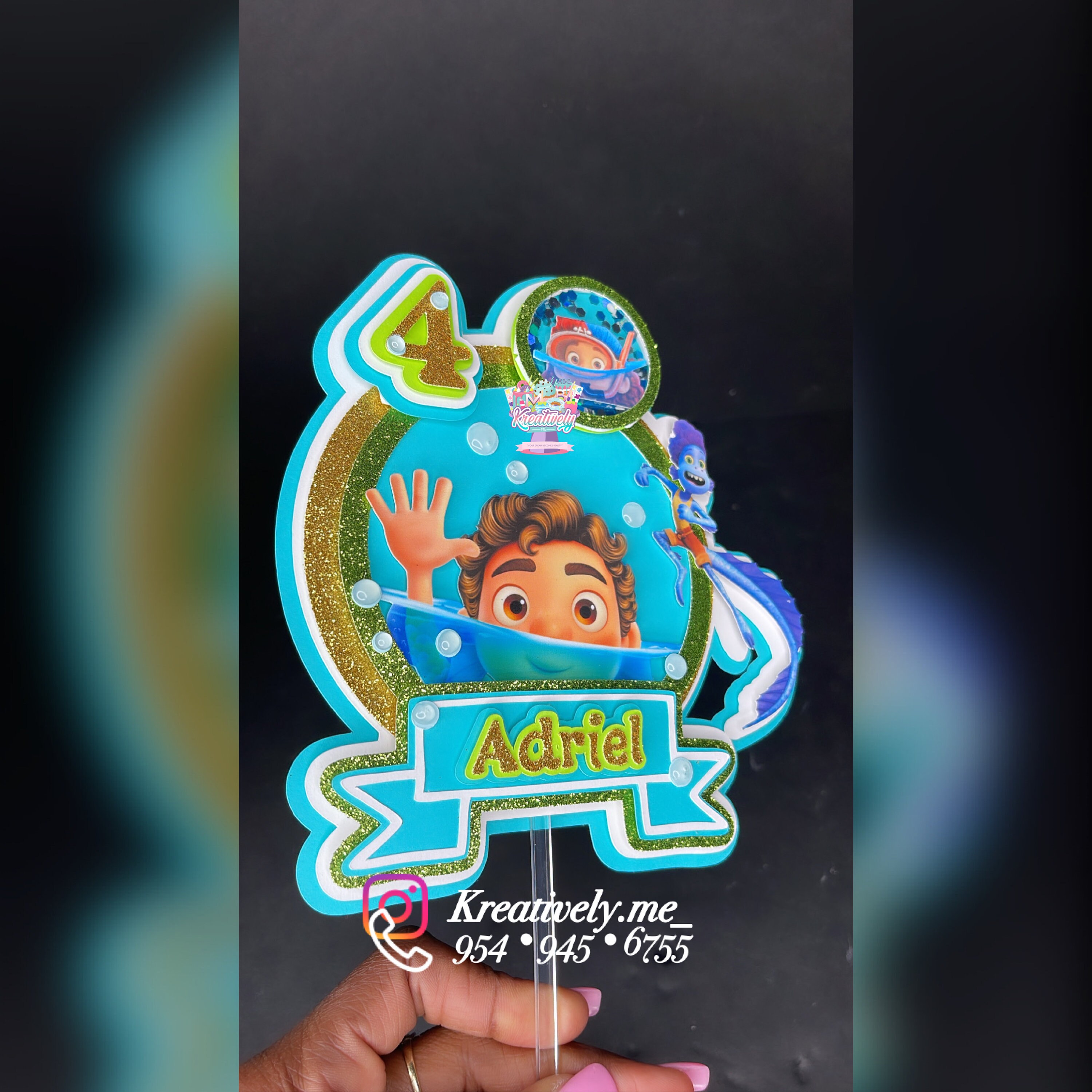 Luca Cake Topper - Etsy