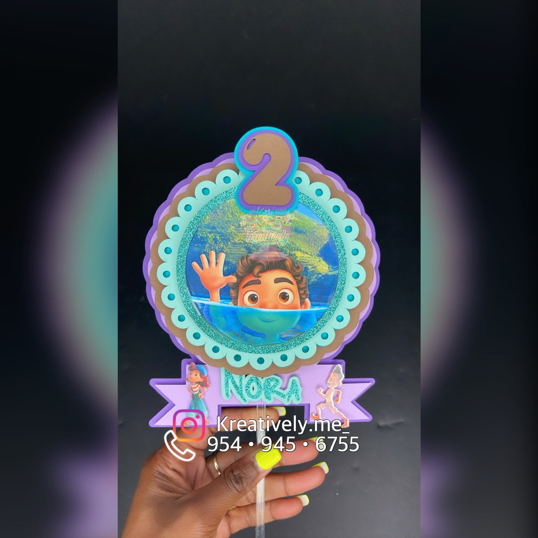 Luca Cake Topper - Etsy