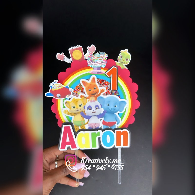 Word Party Cake Topper - Etsy