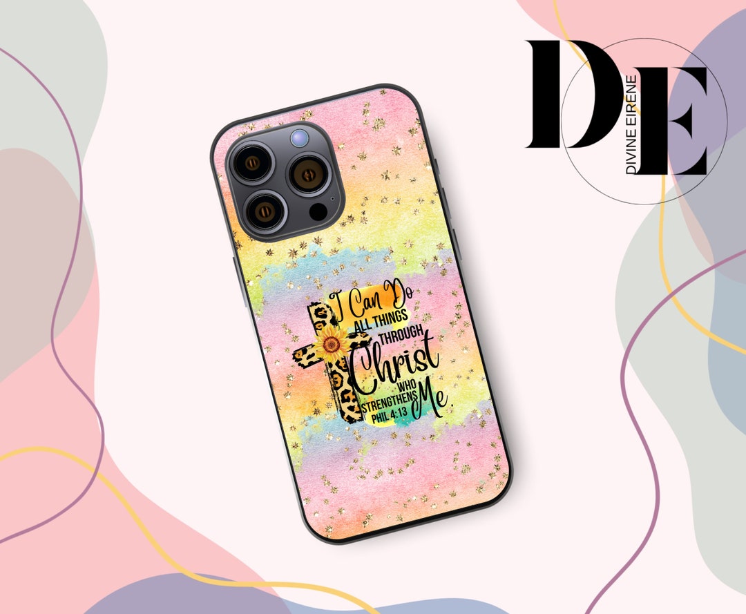 Phone Case Printable, Christ PNG, Bible Verse PNG, Cell Phone Case ...