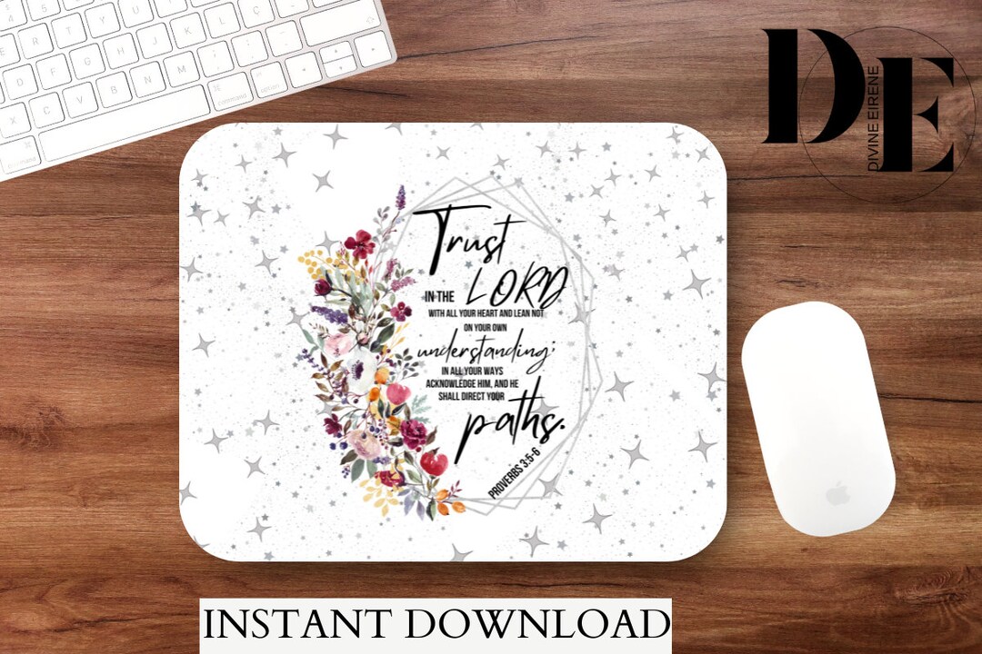 Sublimation Mousepad, Christian Mouse Pad Design Christian PNG ...