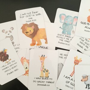 Printable Kids Affirmation Cards, Affirmation Cards, Scripture Note ...