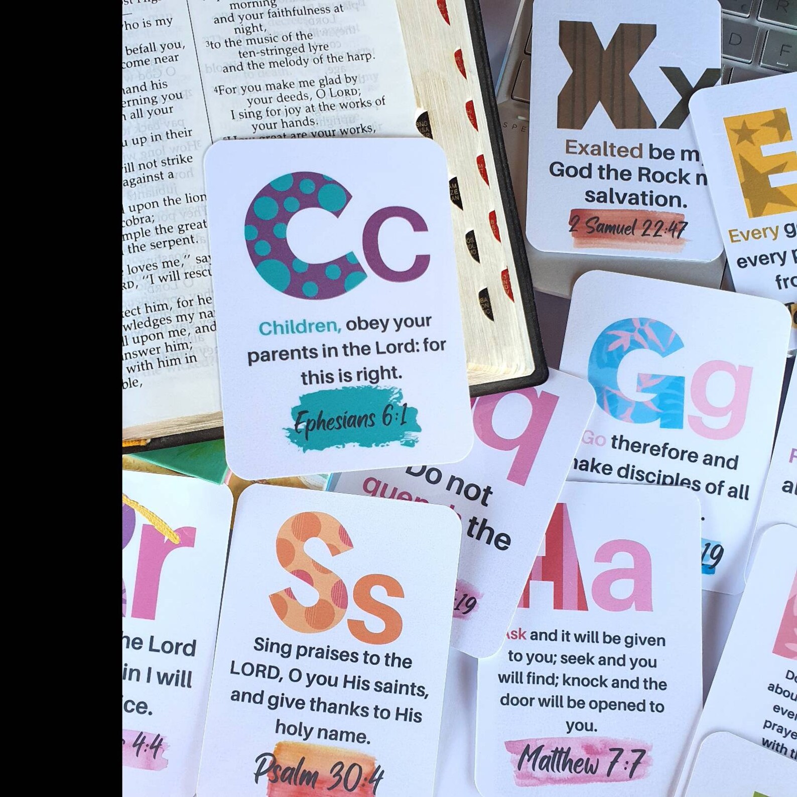 Kids Scripture Cards Bible Verse Cards Lunch Box Cards Mini - Etsy