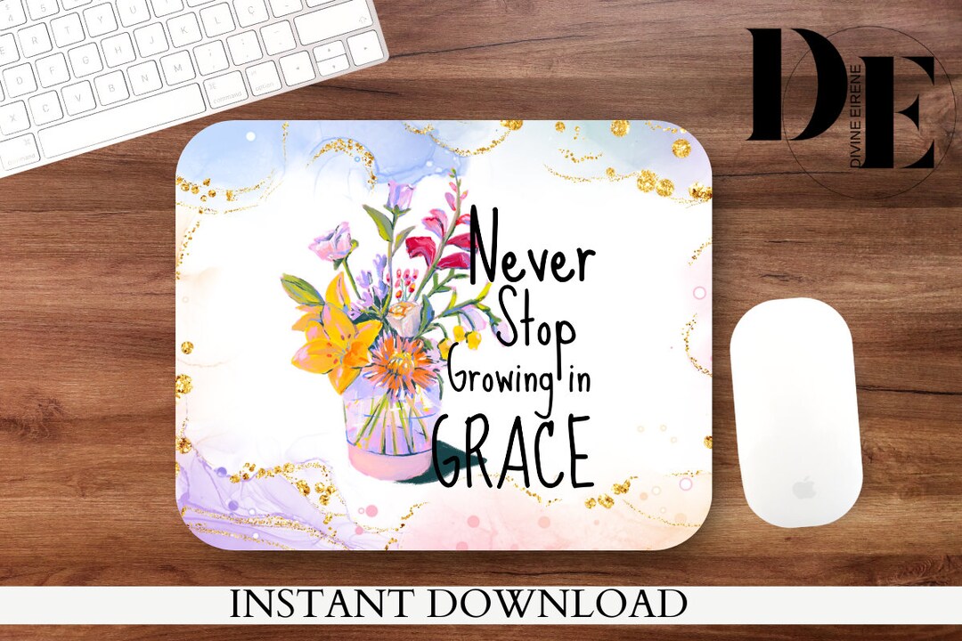 Grace Mousepad Png, Mousepad Sublimation, Floral Mousepad, Mousepad Designs, Sublimation ...